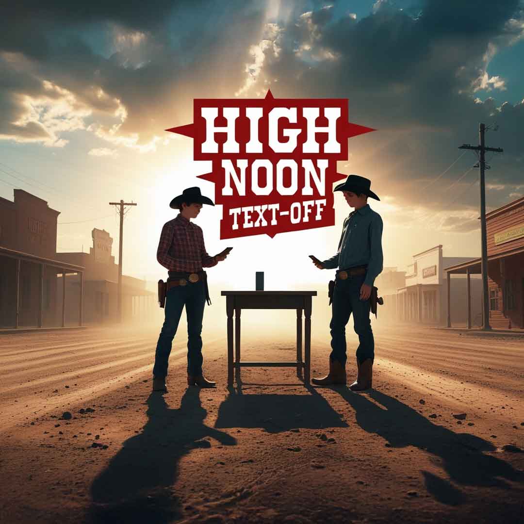 High Noon Text-Off – Youth Ministry Drop